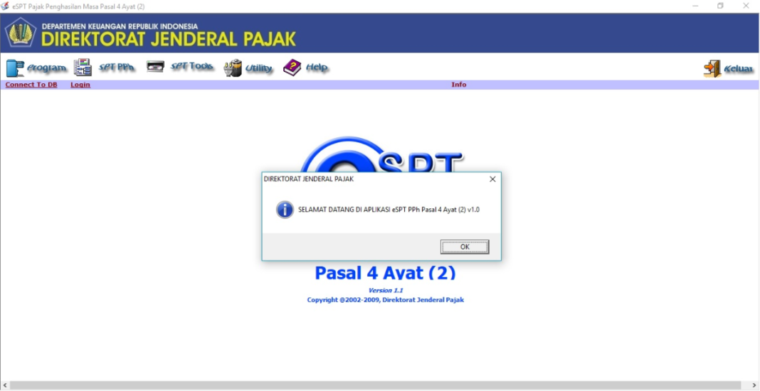 Download Aplikasi e-SPT Masa PPh Pasal 4(2) Versi 2.0.1 - materipajak